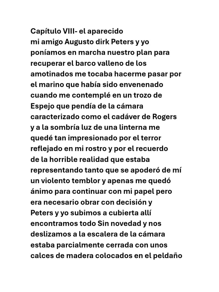 Capítulo VIII- Poe | PDF