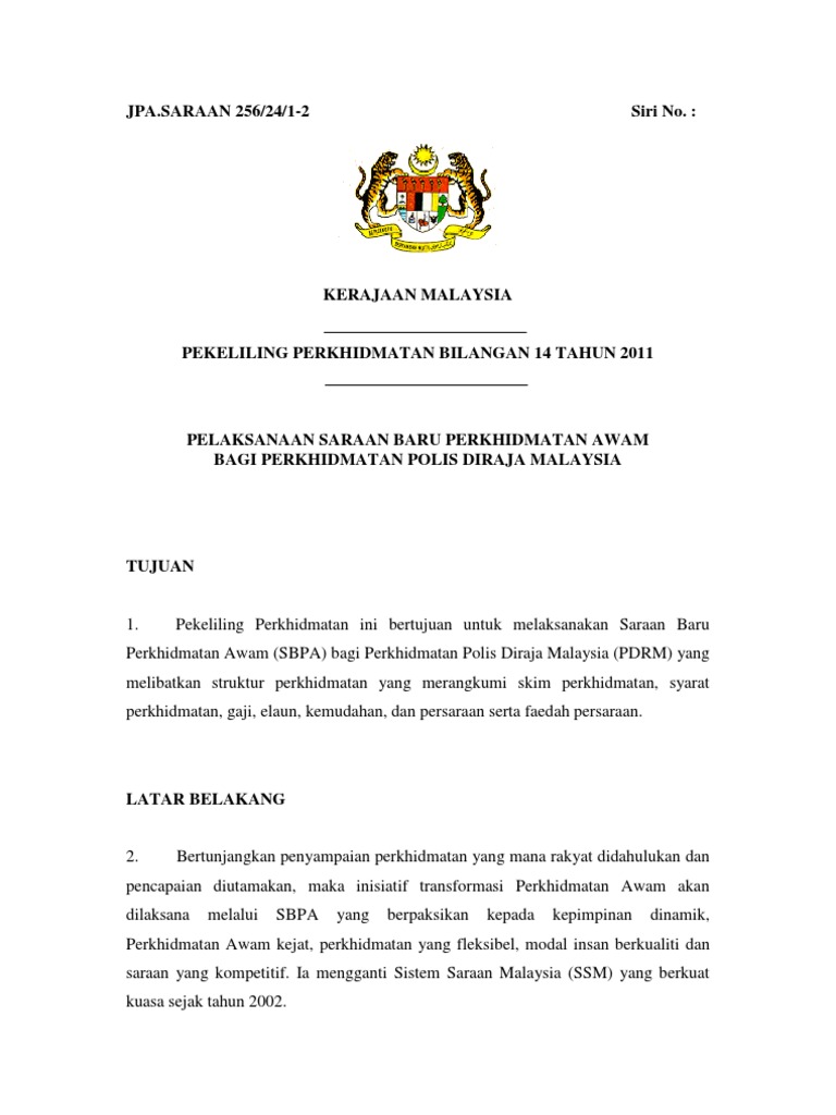 pp142011 PDRM | PDF
