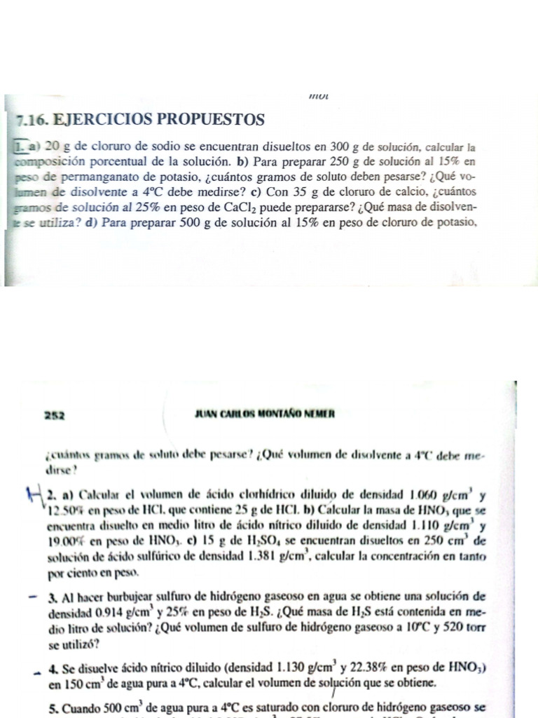 ejercicios propuestos Soluciones | PDF