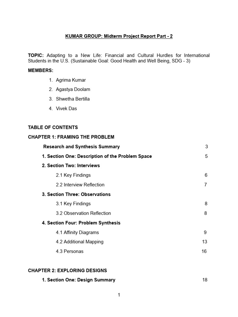 HCI - Design Exploration Report | PDF