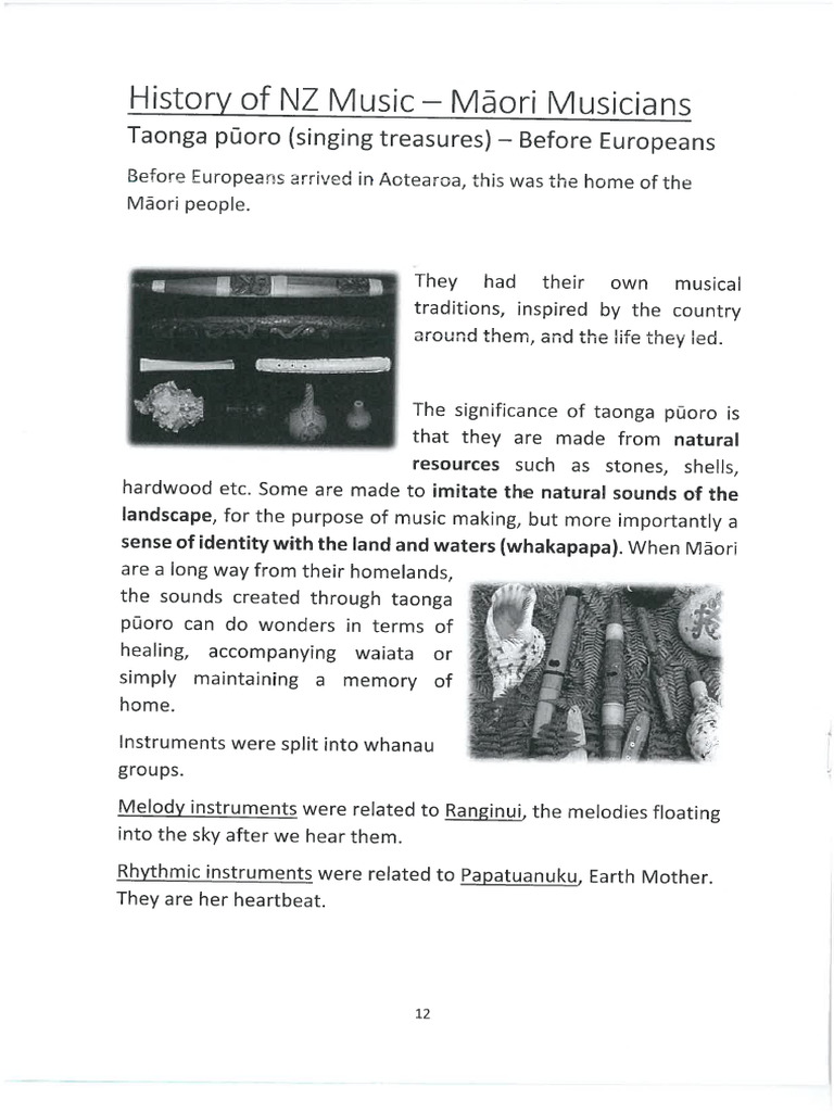 Maori Music | PDF