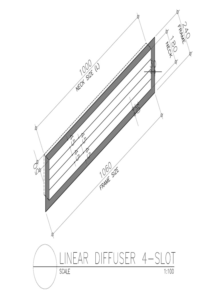 Linear Diffuser 4-Slot - 1 | PDF