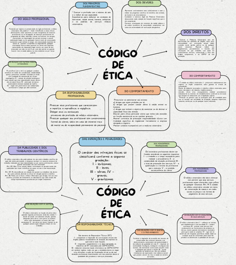 MAPA MENTAL CÓDIGO DE ÉTICA (2) | PDF