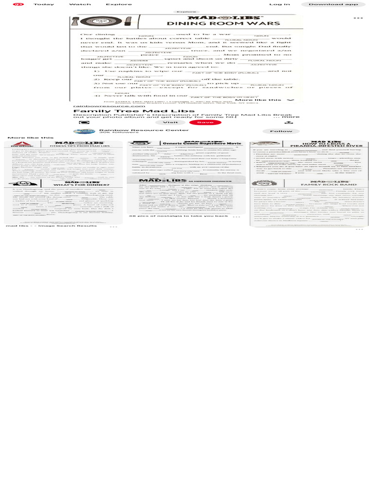 13 Mad libs printables ideas mad libs, lib, printable mad libs | PDF