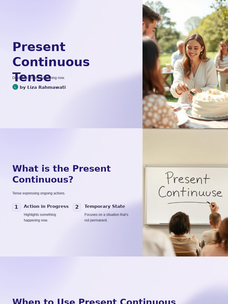 Present-Continuous-Tense | PDF