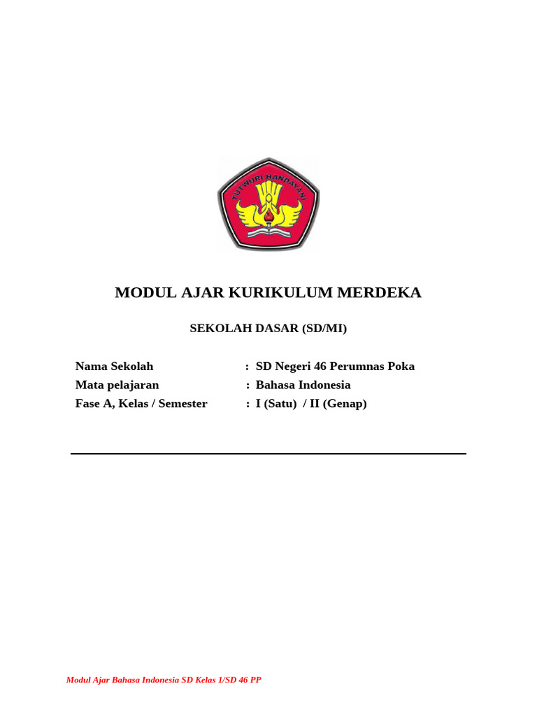 MODUL AJAR KURIKULUM MERDEKA Baru | PDF