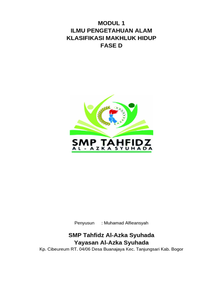 Contoh Modul IPA | PDF