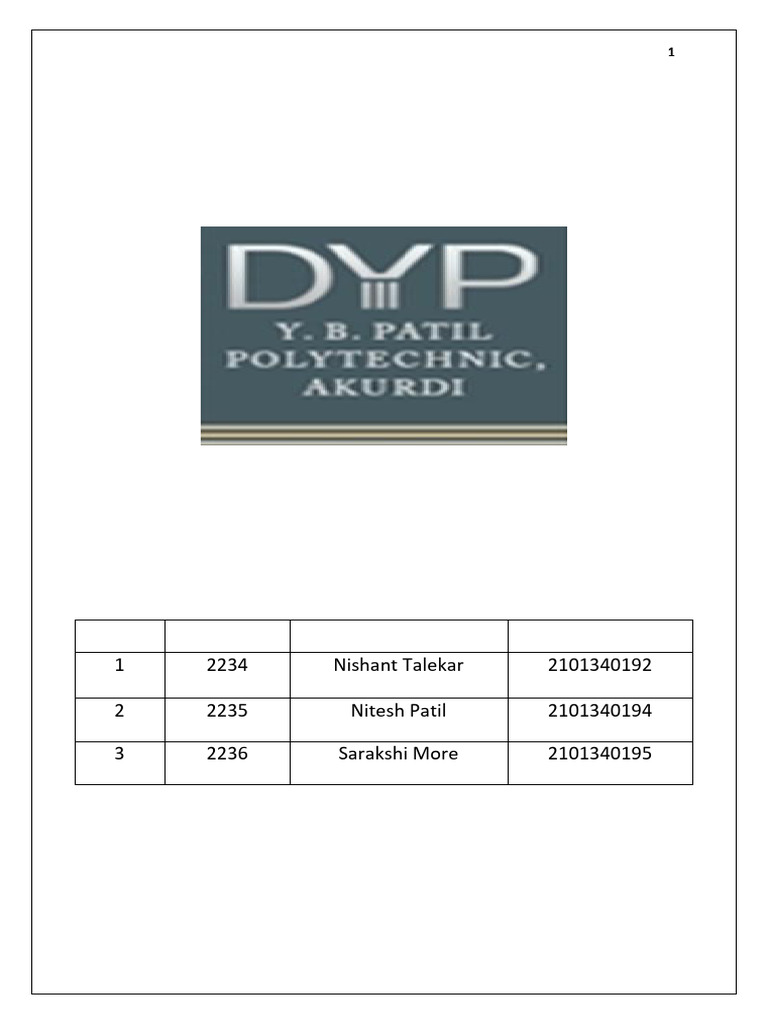 PWP Microproject Report PDF | PDF