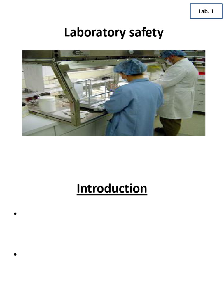 Laboratory Safety | PDF