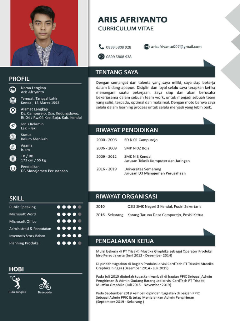 CV. Aris Afriyanto | PDF