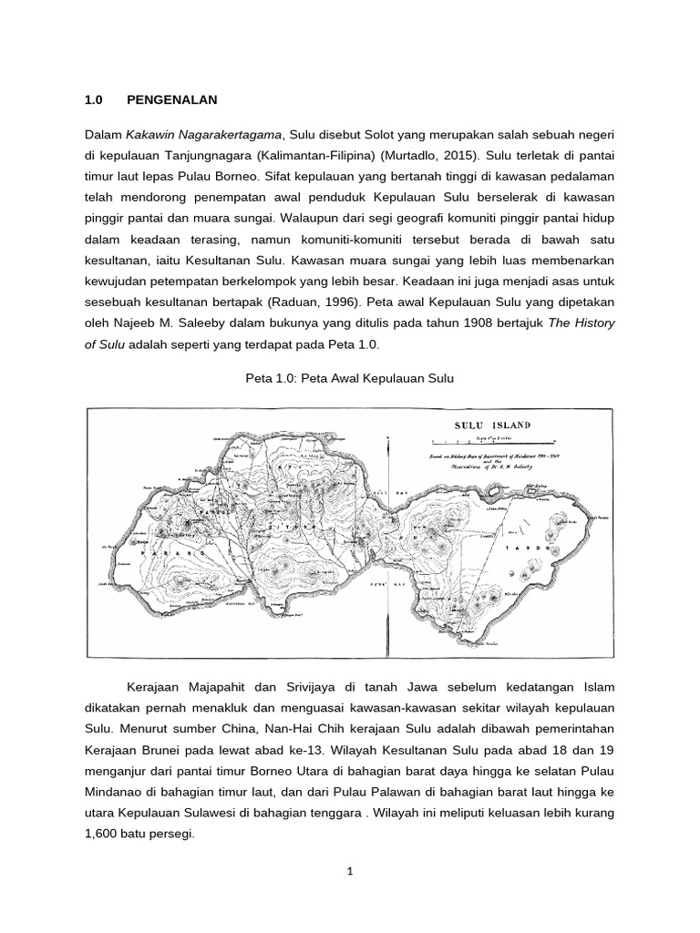 Assignment Kerajaan SULU (3) | PDF