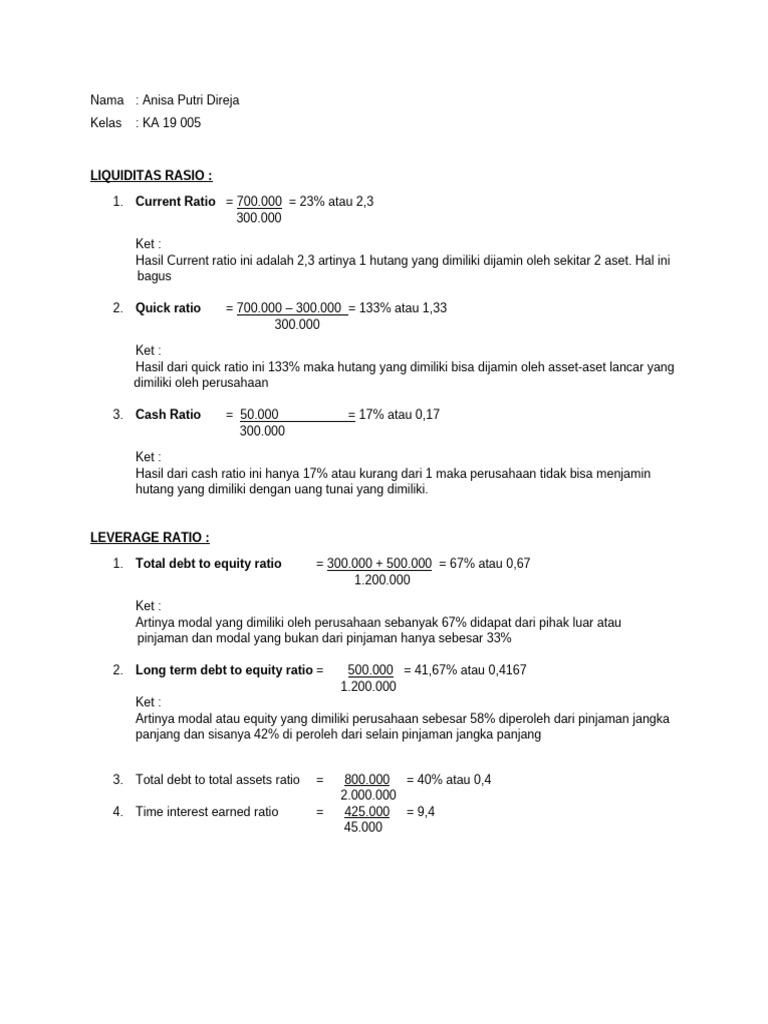 Anisa Putri Direja_KA 19 005_FM | PDF