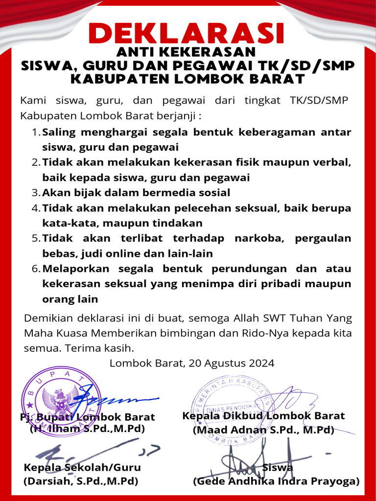 Deklarasi New | PDF
