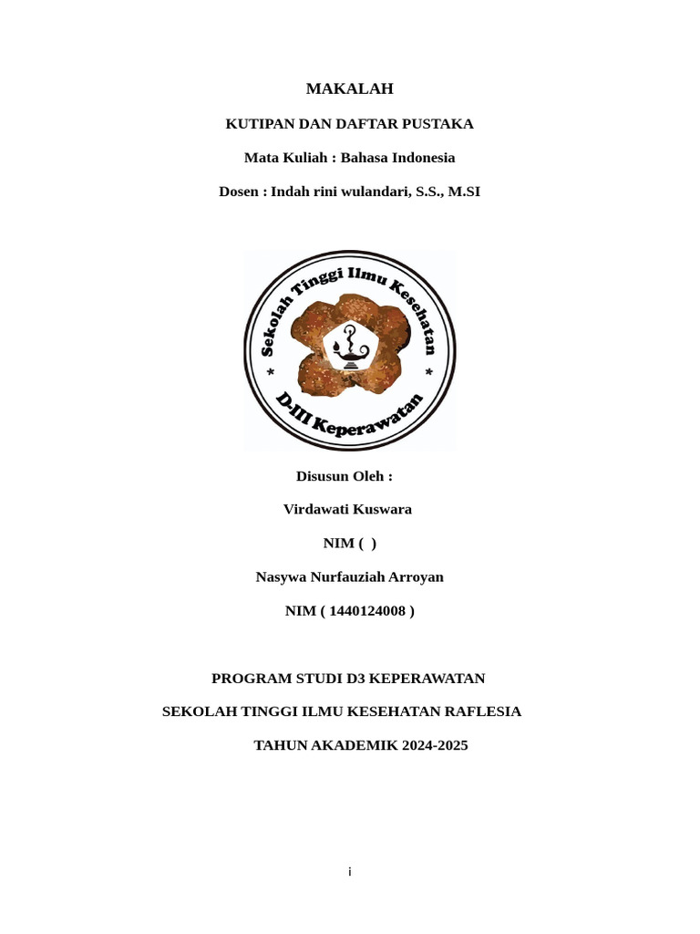 Tugas Makalah Indo Nasywa Virda | PDF