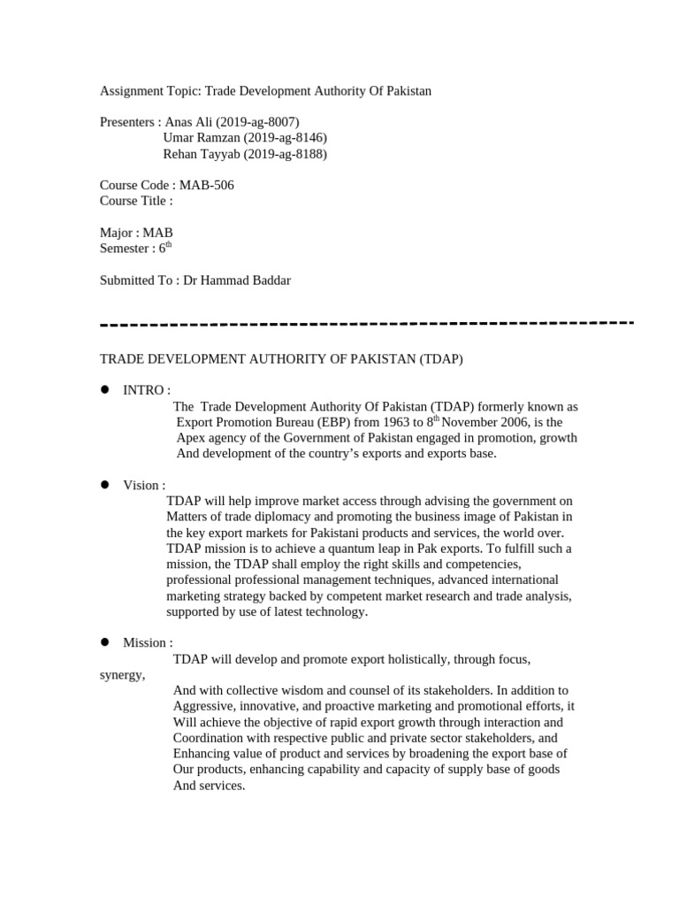 MAB 506 Assignment | PDF