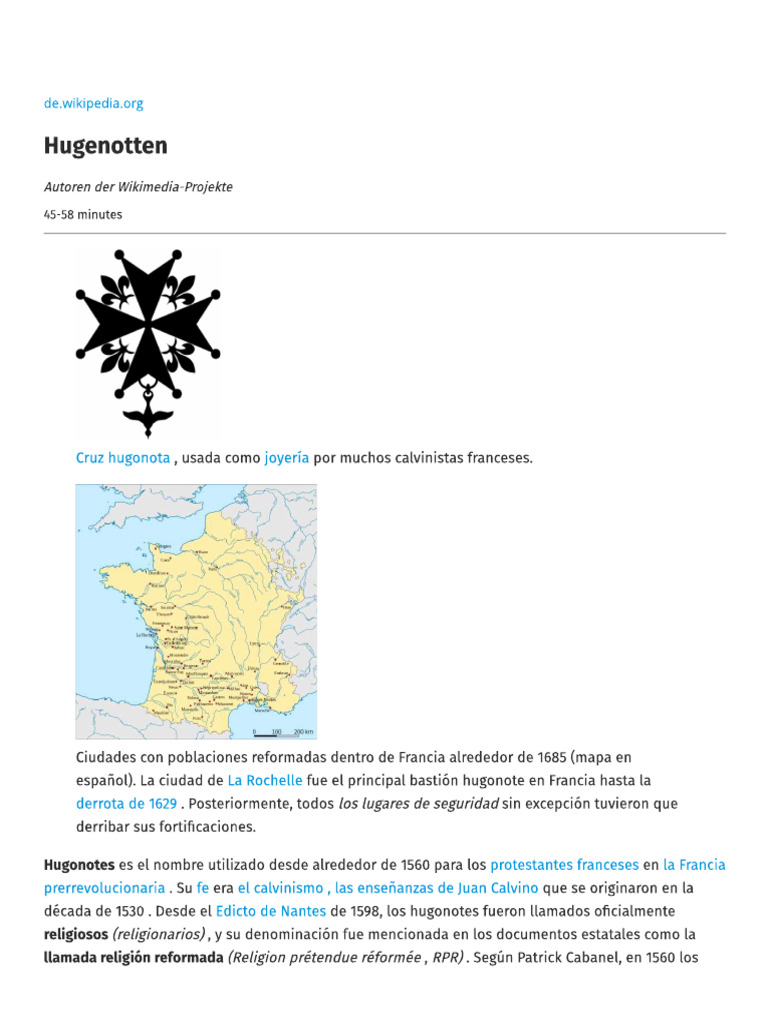 Hugonotes de | PDF