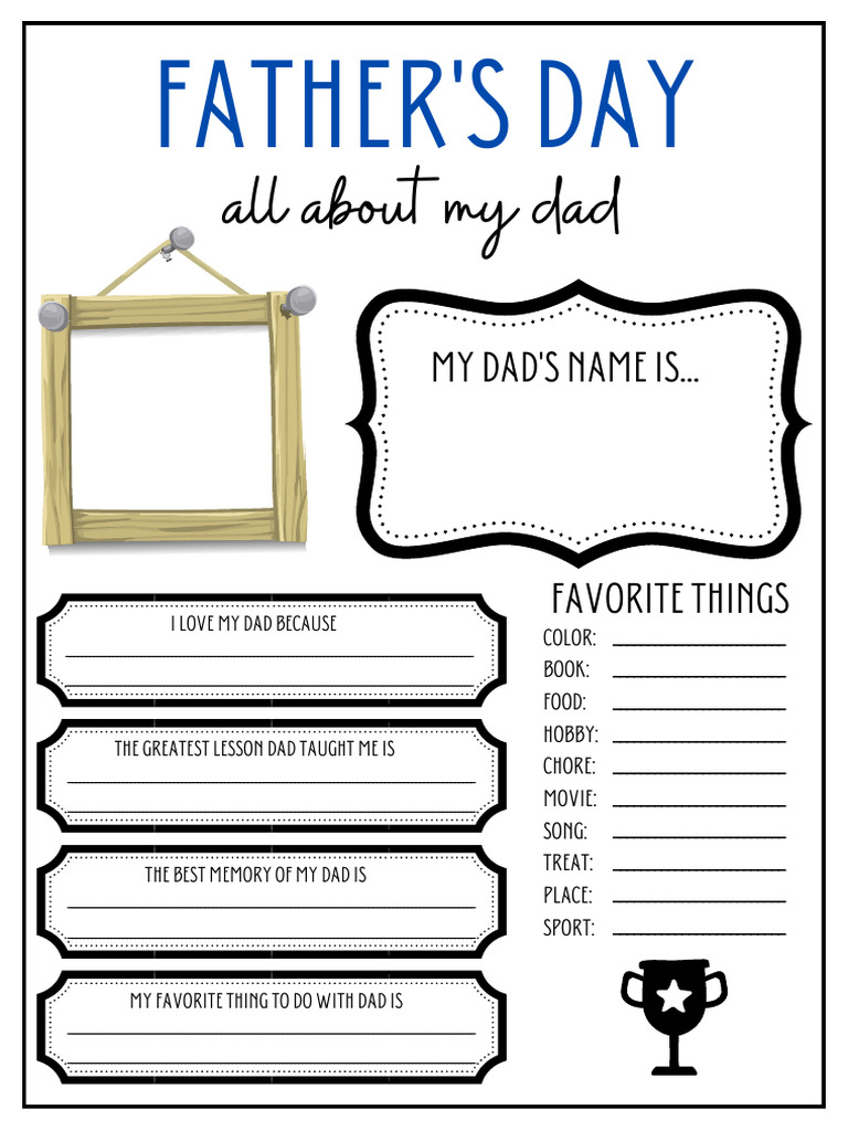 Father's+Day+Printable+Activities+Pack | PDF
