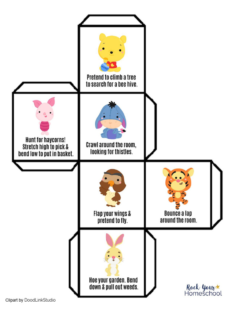 Winnie The Pooh-Inspired Activity Cube | PDF