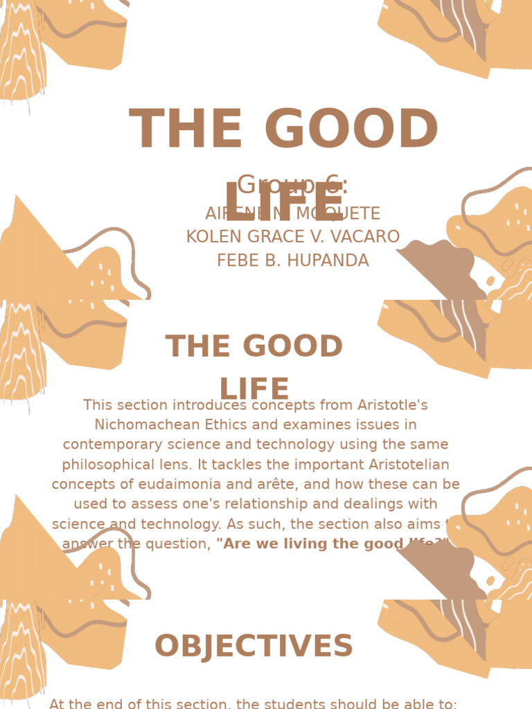 The Good Life | PDF