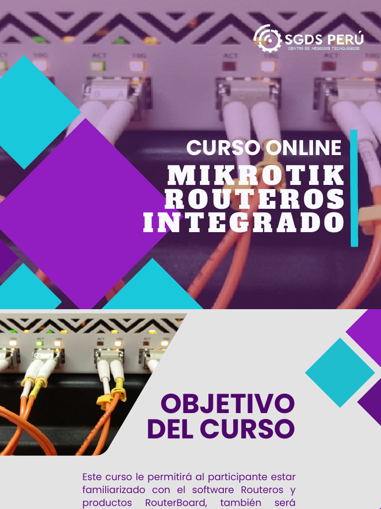Temario Curso Mikrotik Routeros 2024 - Ene24 | PDF