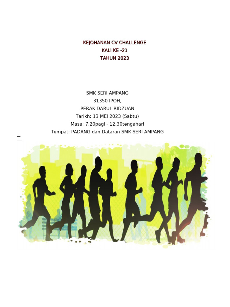 Kertas Konsep CV Challenge 2023 | PDF