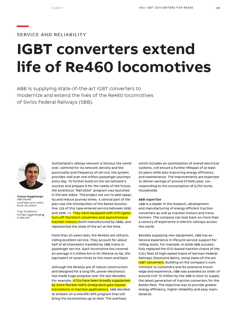 ABB IGBT Locomotive | PDF