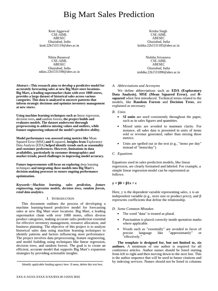 Conference Template A4 | PDF