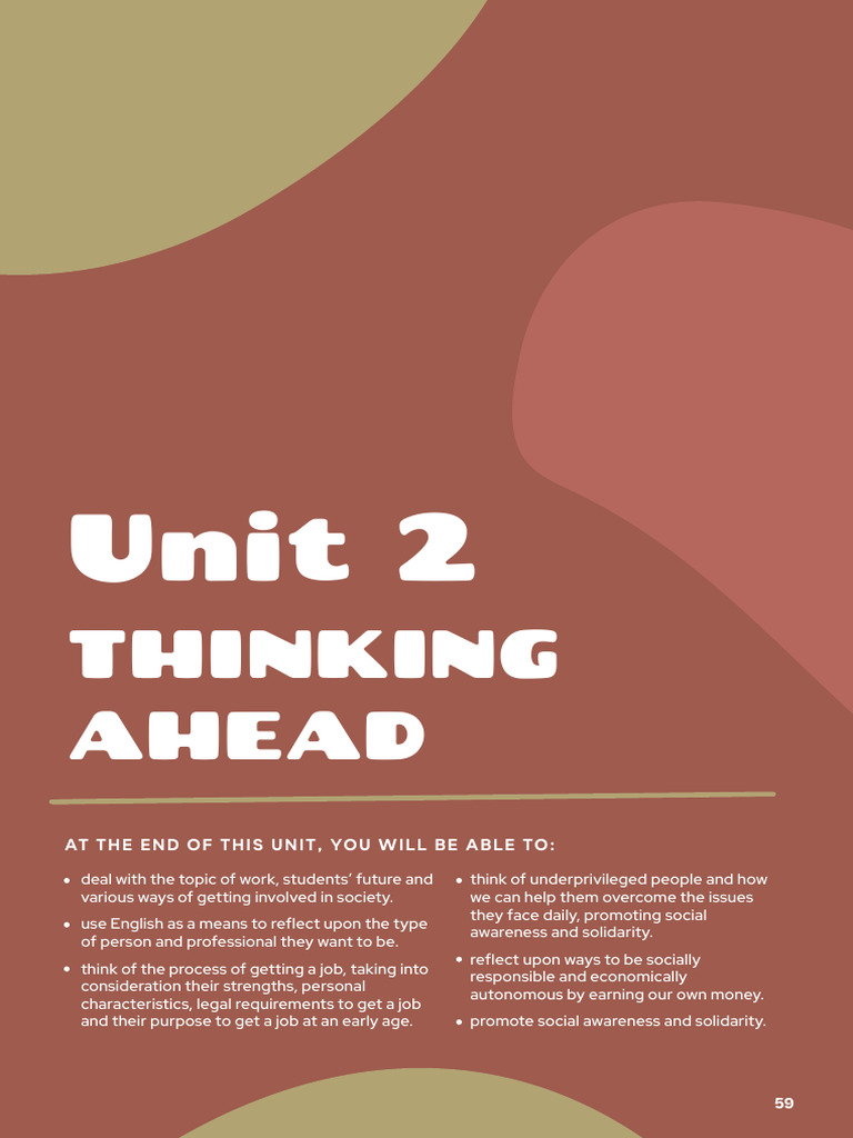Thinking Ahead | PDF