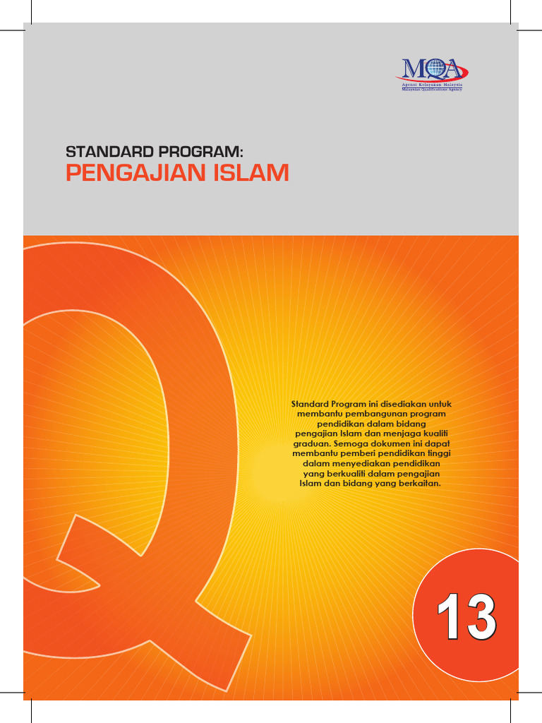 Standard Program Pengajian Islam 2013 | PDF