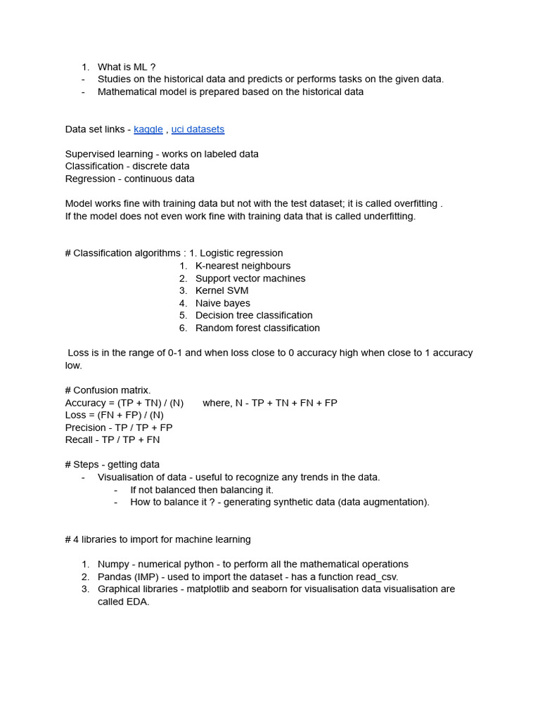 Machine Learning | PDF Machine Learning | PDF