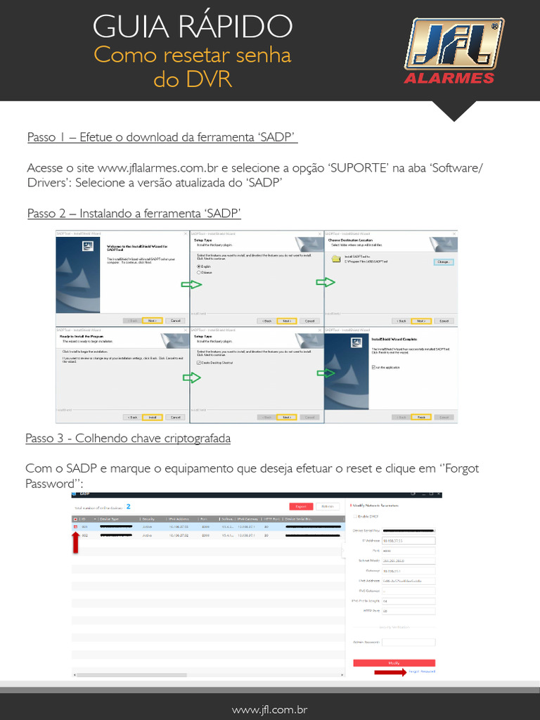 Como Resetar Senha Do DVR | PDF