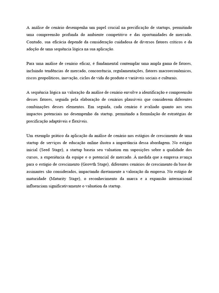 Scenario Analysis | PDF