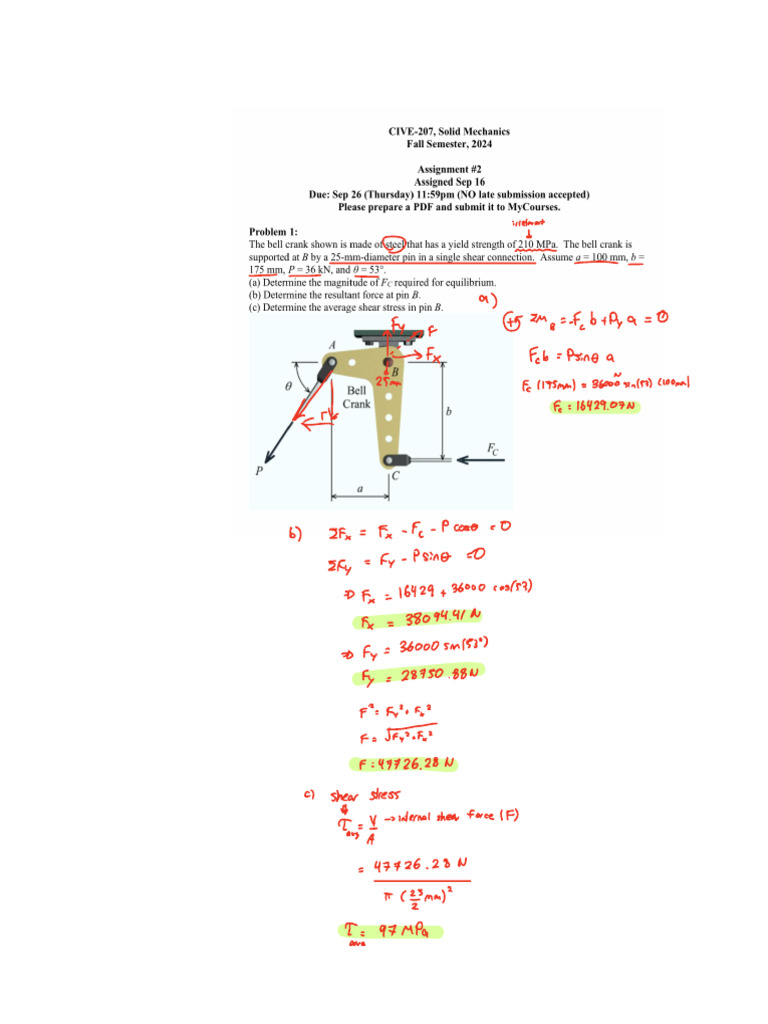 Cive 207 - Homework 2 | PDF