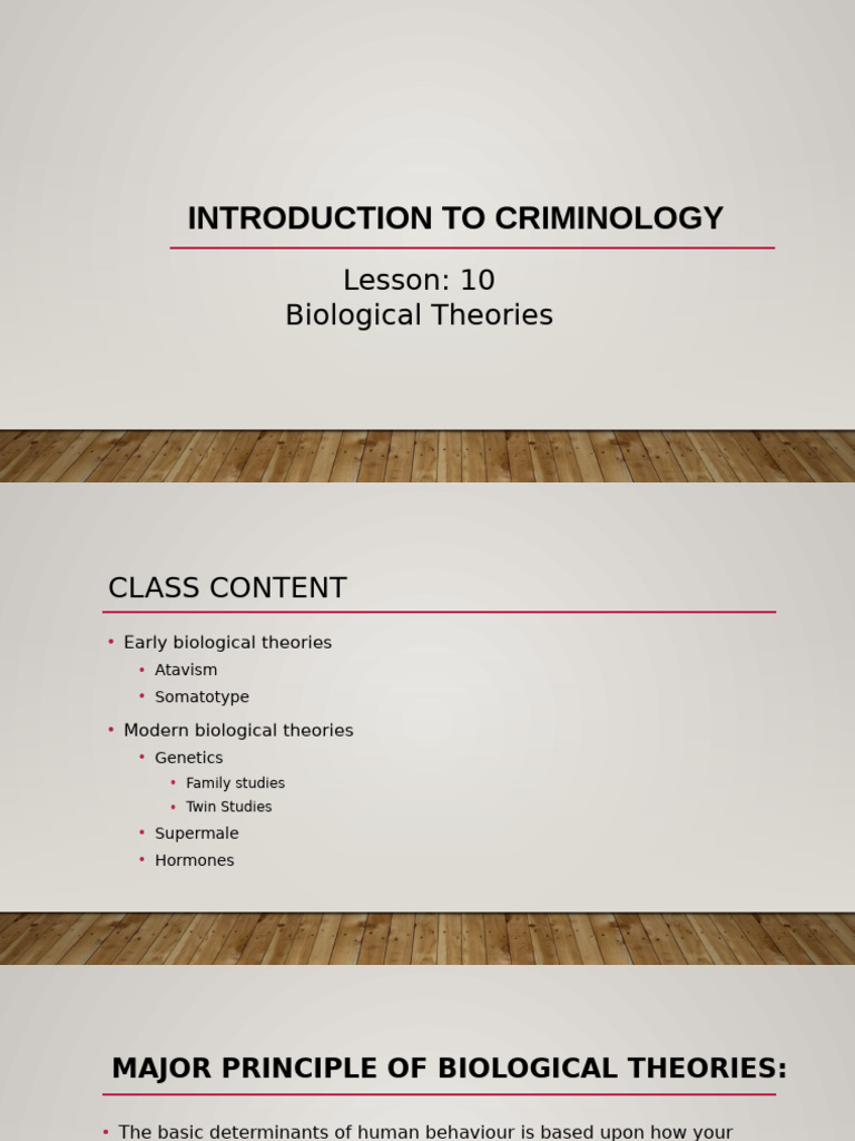 Biological Theories | PDF