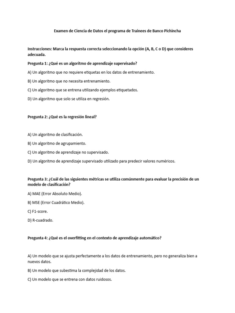 Prueba TÃ©cnica 2 - COE AnalÃ - Tica Avanzada - Conocimientos Generales | PDF