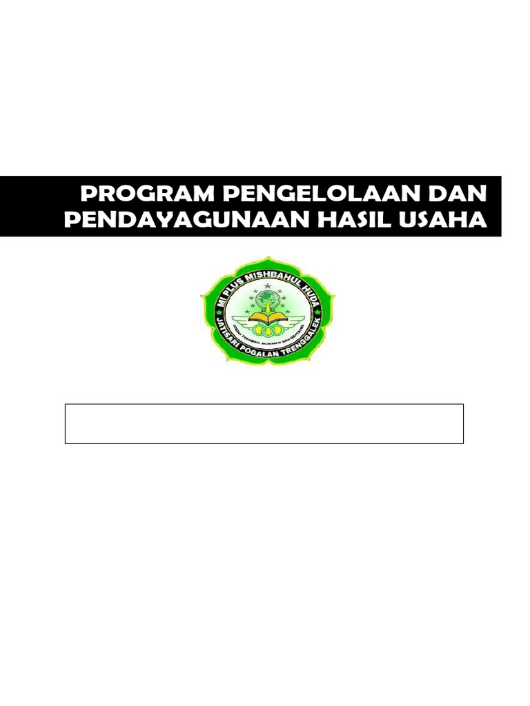 3.1.2 Program Pengelolaan Dan Pendayagunaan Hasil Usaha | PDF