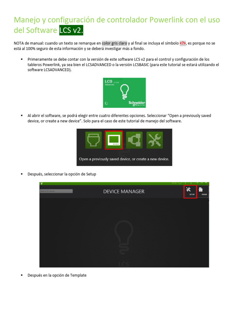Manejo de Software LCS v2 Powerlink - Maximiliano Gonzalez | PDF