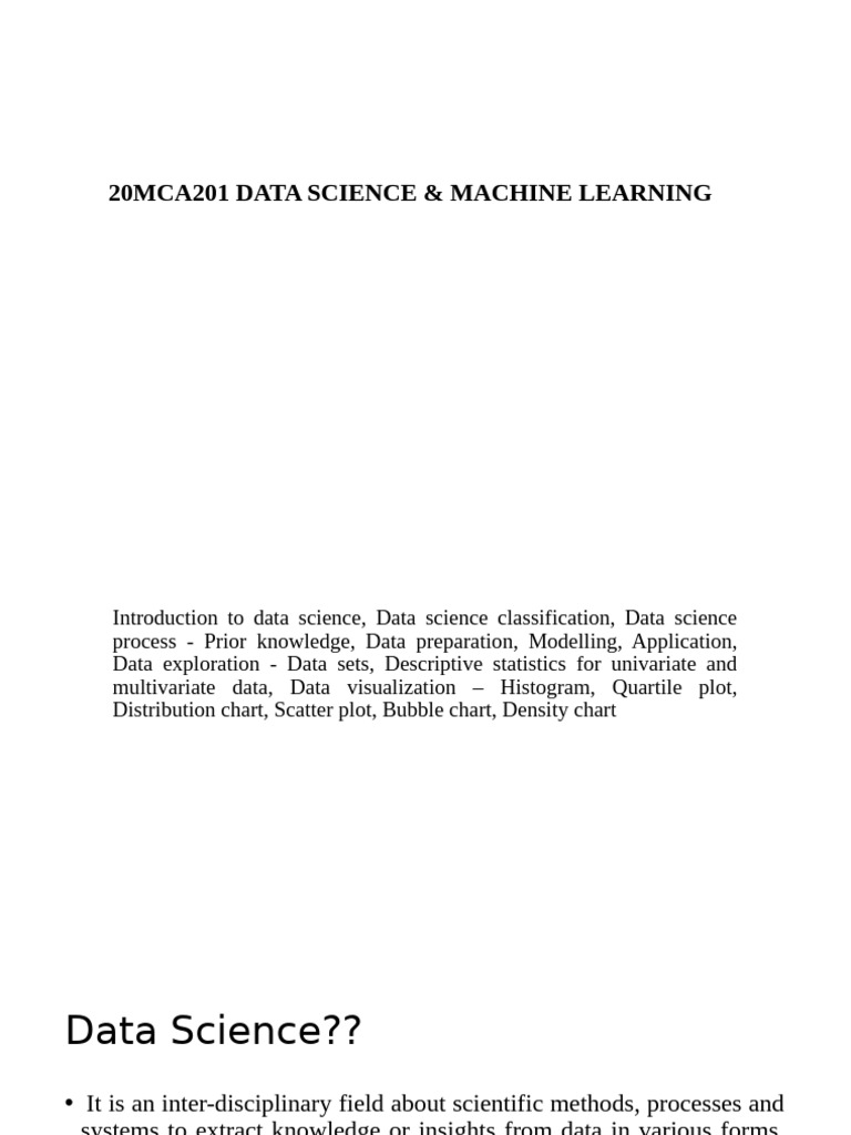 Data Science | PDF