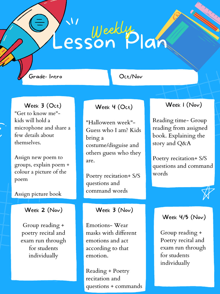 Intro Lesson Plan | PDF