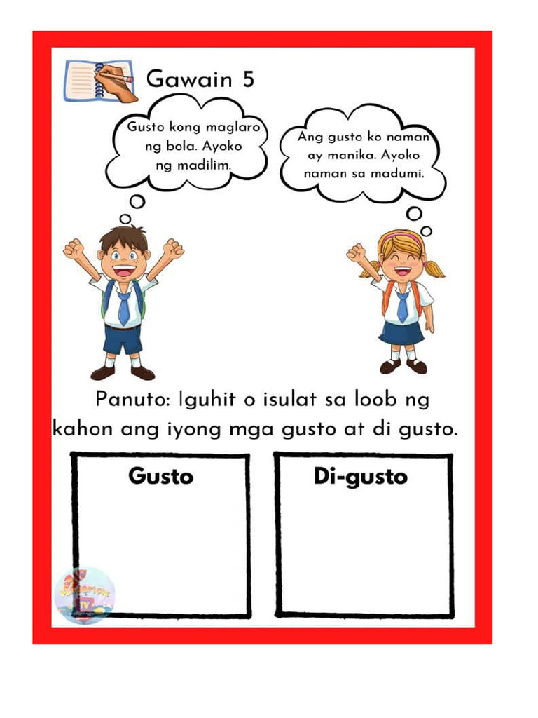 Week 1 Face To Face Activity Sheets | PDF