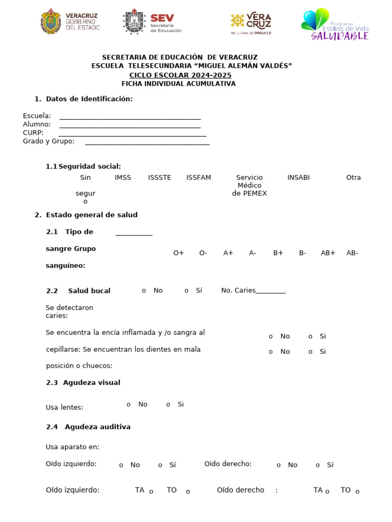 Formato-Fia-Secundaria 24-25 - 075352 | PDF