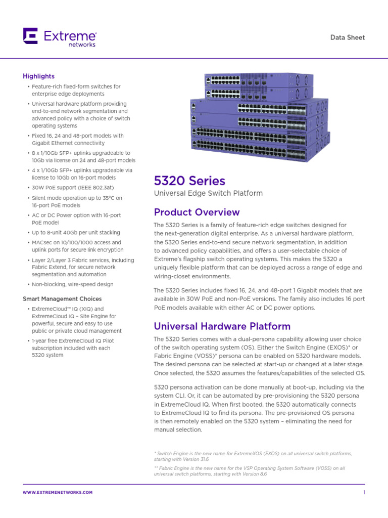 5320 Data Sheet | PDF