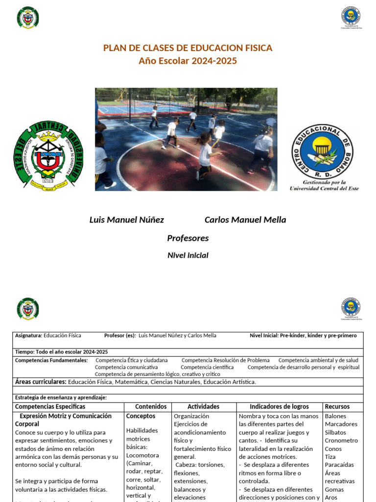 Plan Completo CEB 2024-2025 | PDF