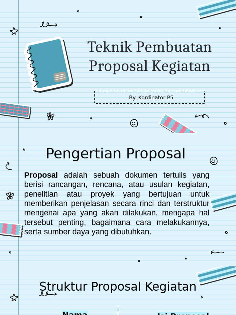 Teknik Pembuatan Proposal Kegiatan | PDF