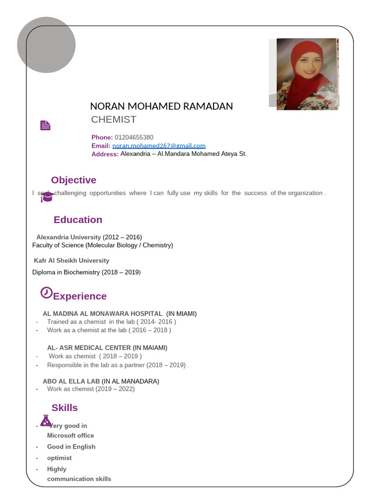 CV Noran Mohmd Modified | PDF