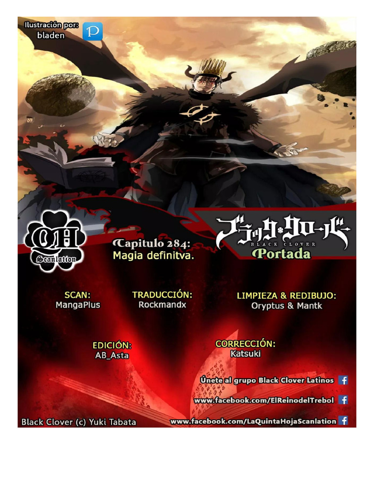 Black Clover Capítulo 284.00 Magia Definitiva | PDF