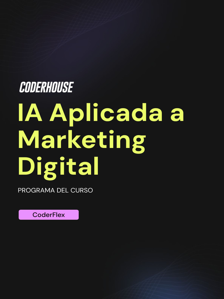 Programa - IA Aplicada Al Marketing Digital | PDF