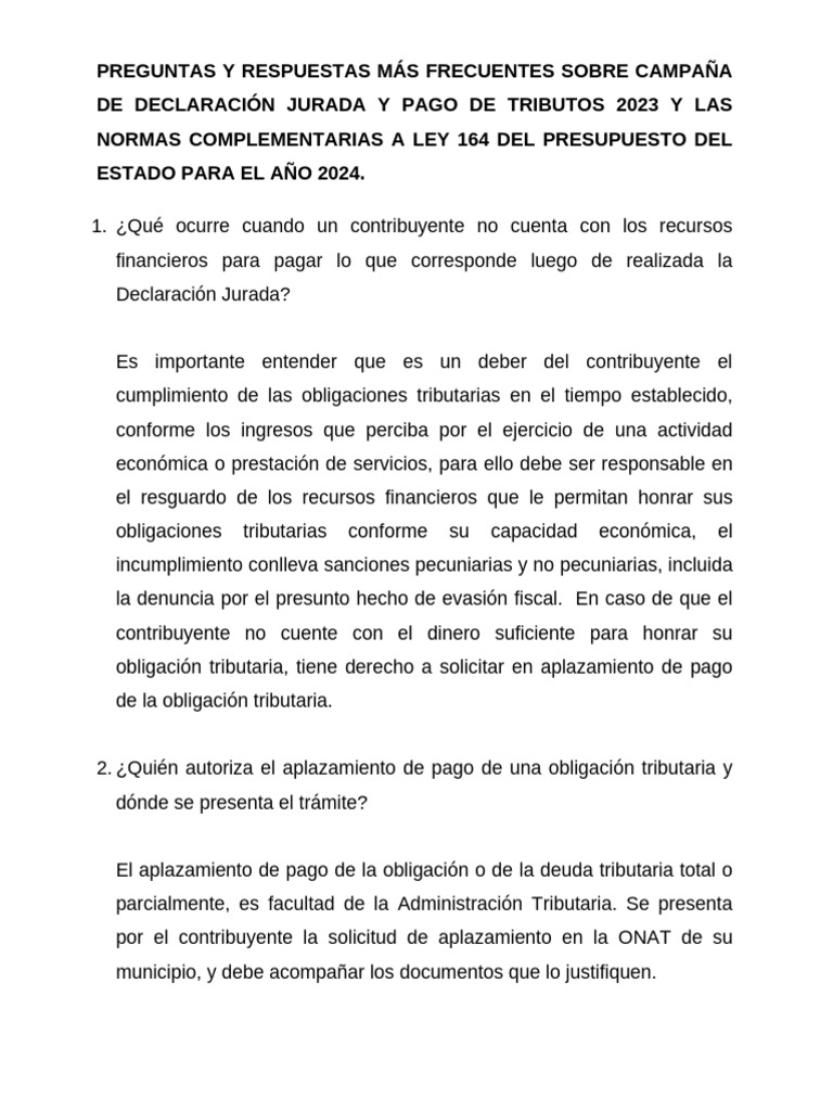 Preguntas y Respuestas Forodebate ONAT 2024 - 1706035423 | PDF ...