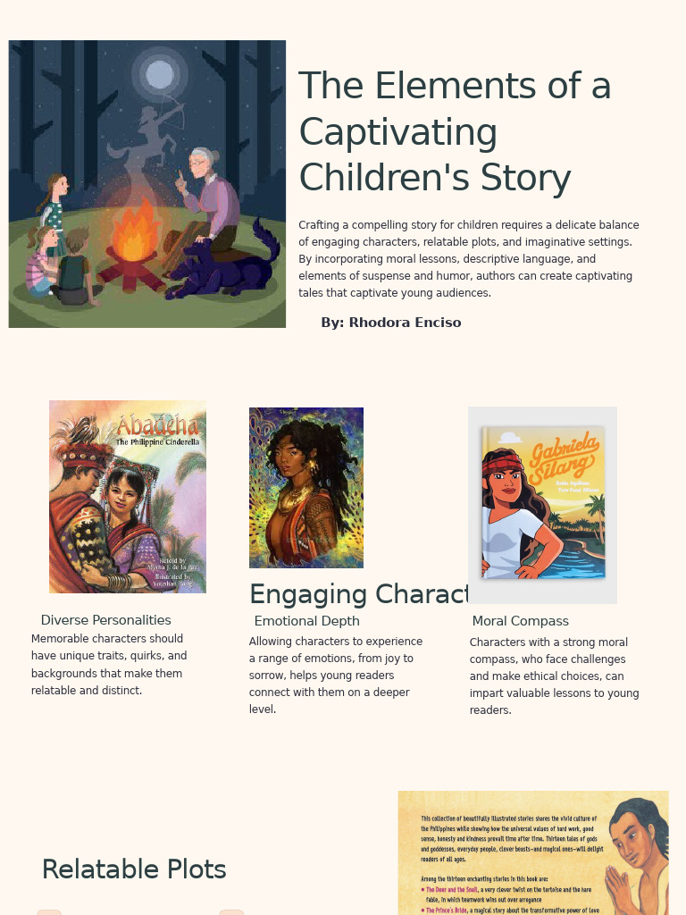 The Elements of A Captivating Childrens Story | PDF
