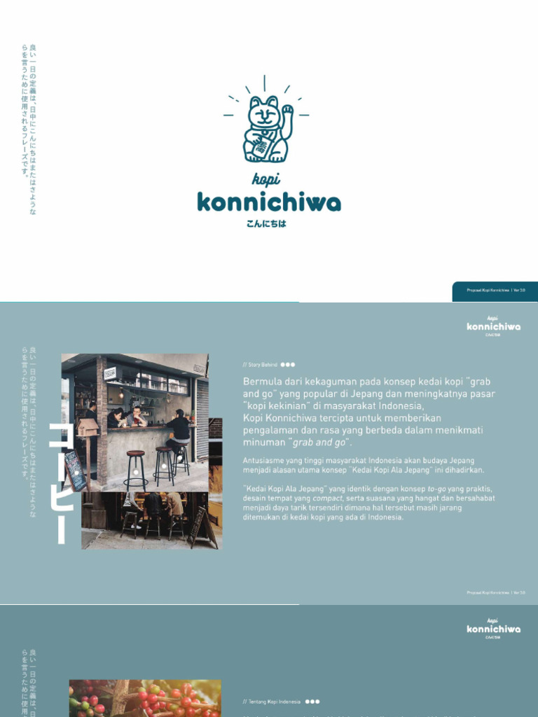 New 2024 Proposal Kemitraan Kopi Konnichiwa | PDF